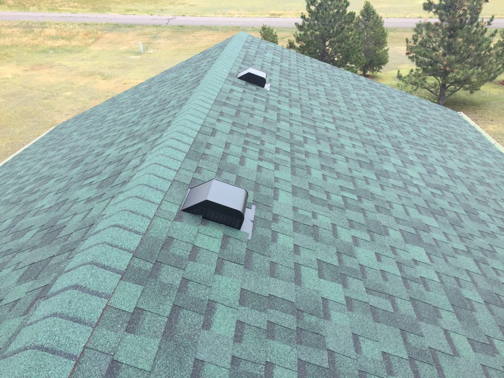 Cheyenne New House Roof with Duration Chateau Green Shingles - Bob ...